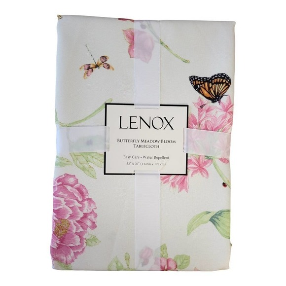 Lenox | Dining | New Lenox Butterfly Meadow Bloom Tablecloth Size 52 X ...